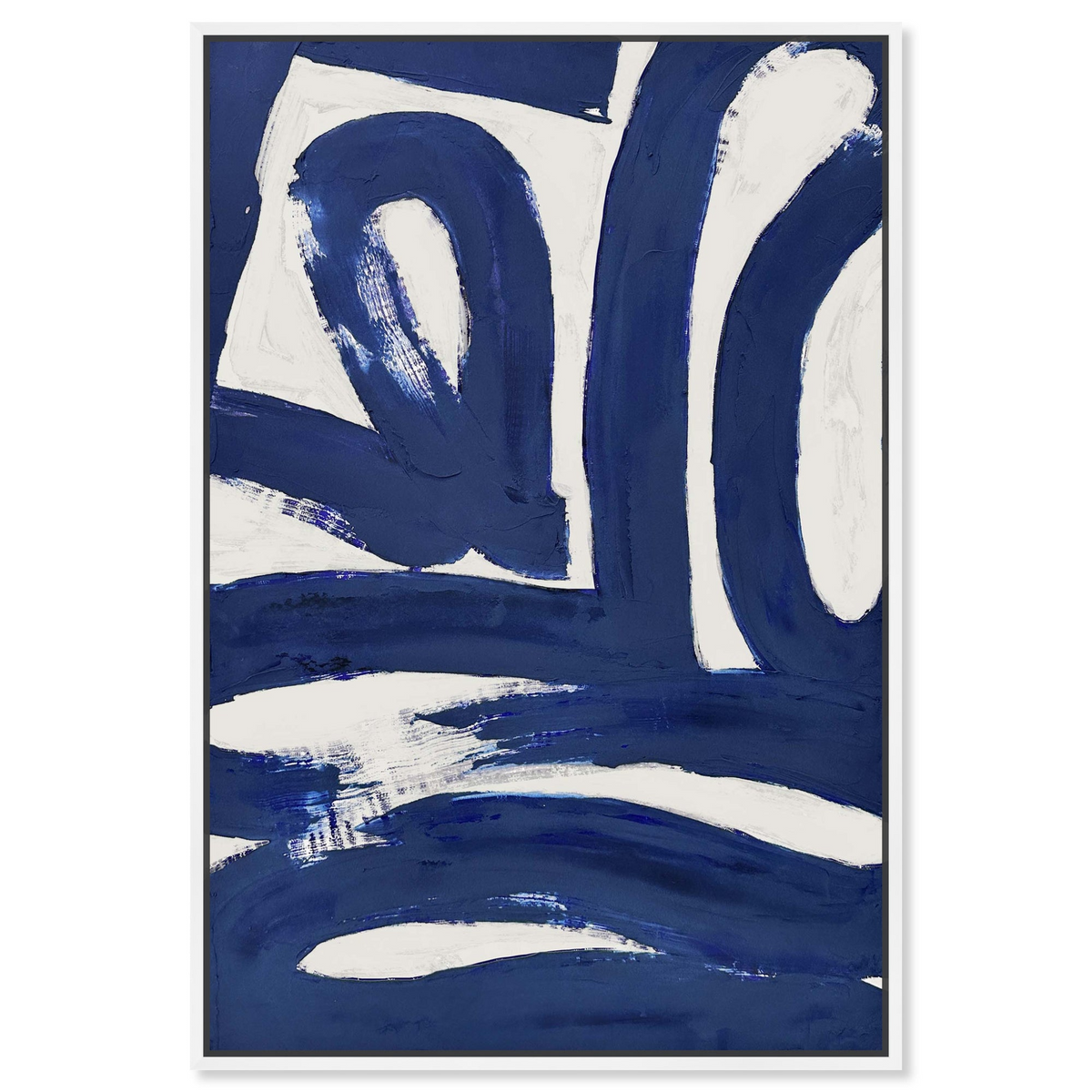 Blue 4 - With Impasto Paint Texture – HVS Home